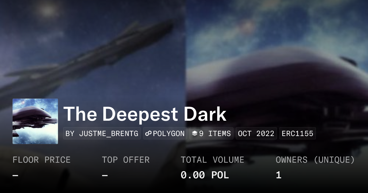 The Deepest Dark - Collection | OpenSea