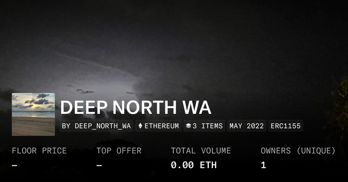 DEEP NORTH WA - Collection | OpenSea