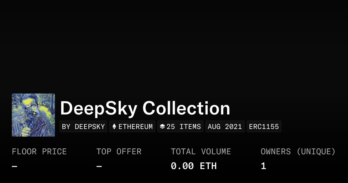 DeepSky Collection - Collection | OpenSea