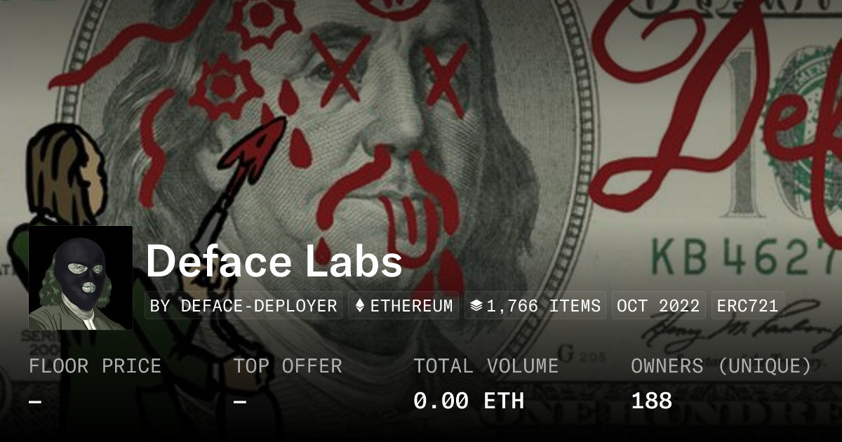 Deface Labs - Collection | OpenSea