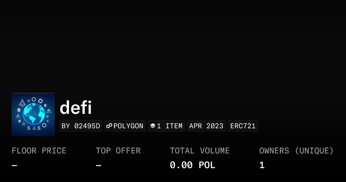 defi - Collection | OpenSea