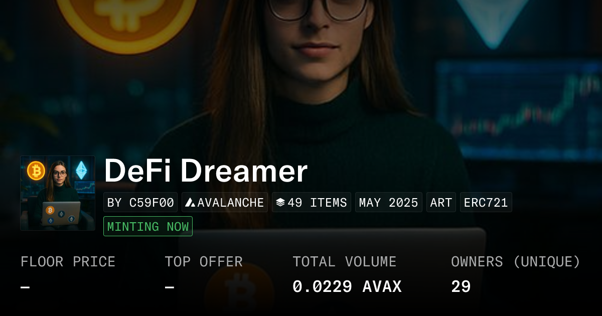 DeFi Dreamer - Collection | OpenSea