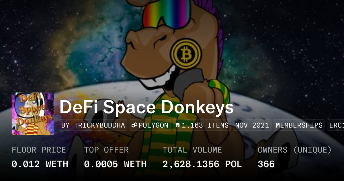 DeFi Space Donkeys - Colección | OpenSea
