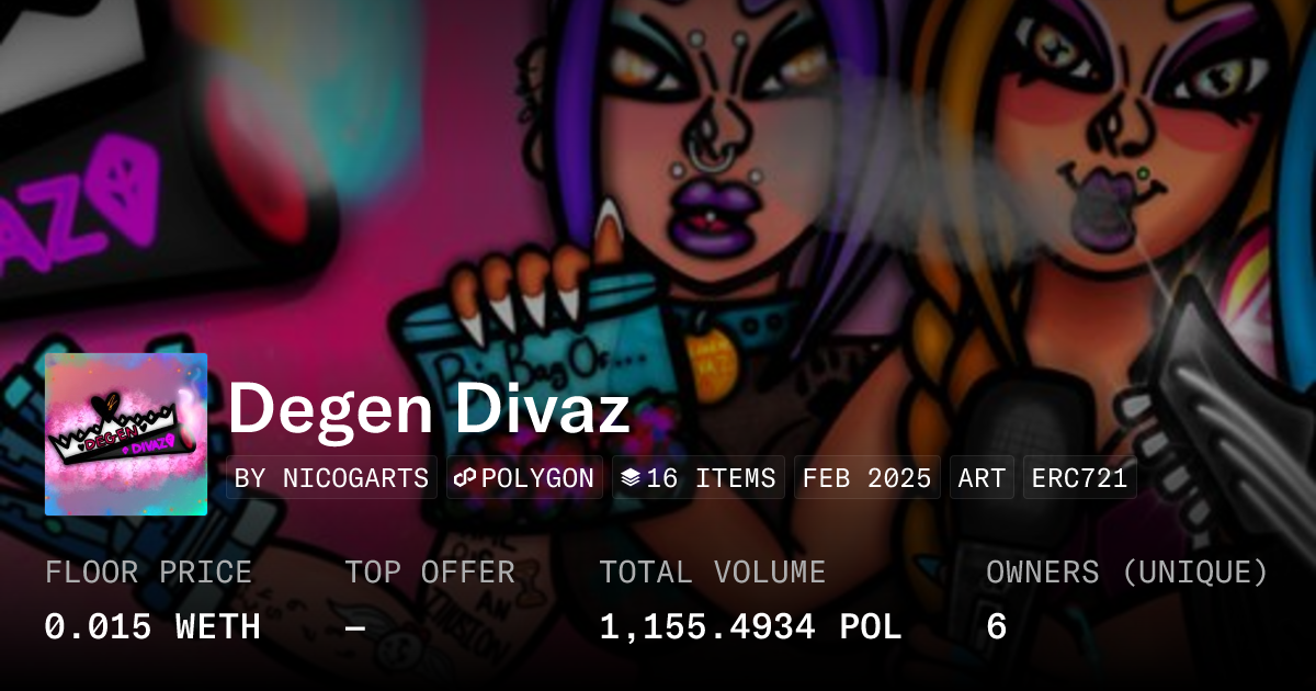 Degen Divaz - Collection | OpenSea
