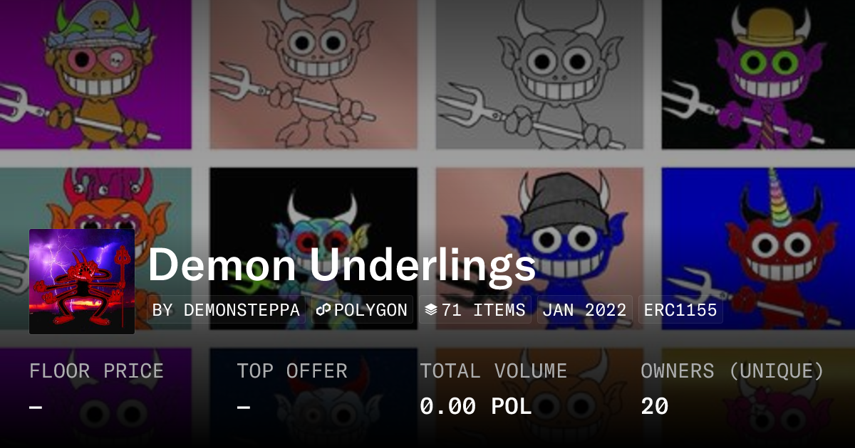 Demon Underlings - Collection | OpenSea
