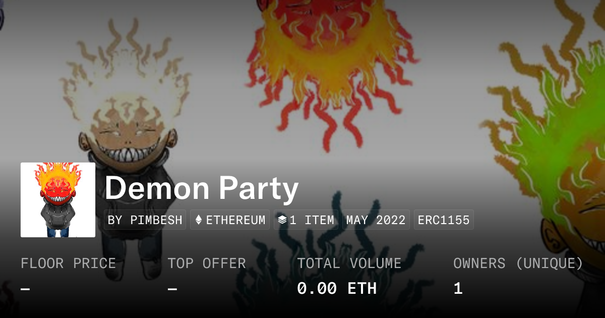 Demon Party - Collection | OpenSea