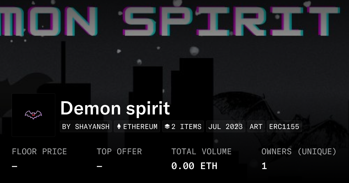 Demon spirit - Collection | OpenSea