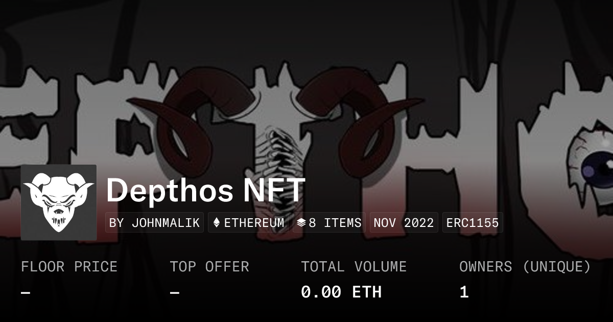 Depthos NFT - Collection | OpenSea