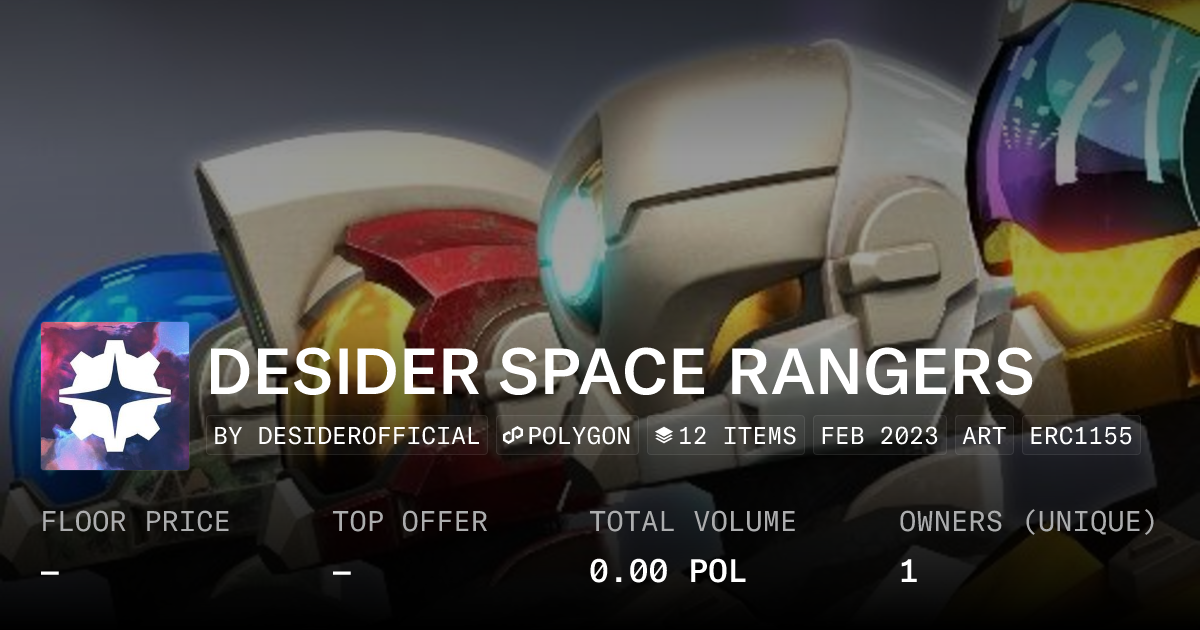 DESIDER SPACE RANGERS - Collection | OpenSea