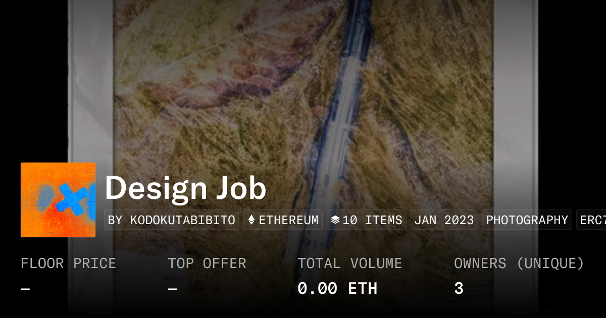 Design Job - Collection | OpenSea
