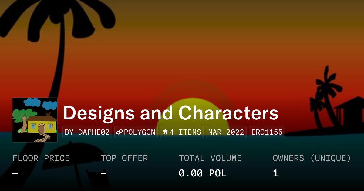 Designs and Characters - Collection | OpenSea