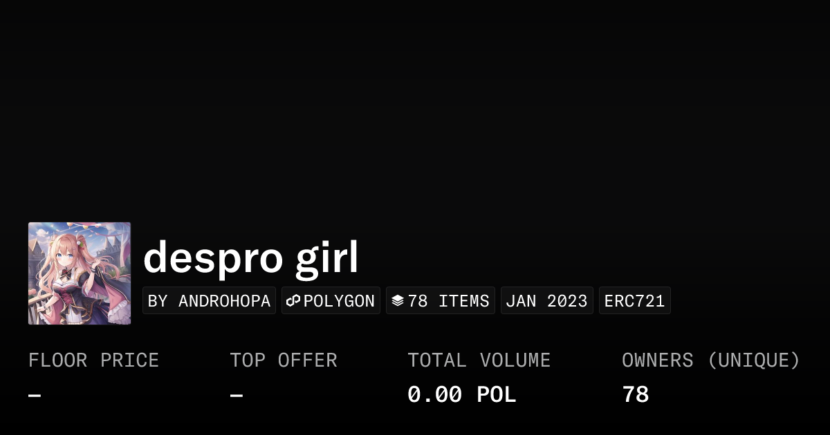 despro girl - Collection | OpenSea