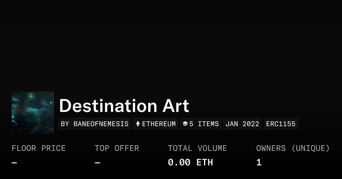 Destination Art - Collection | OpenSea
