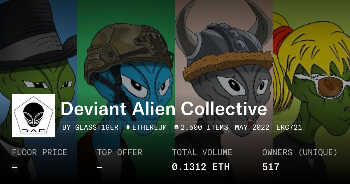 Deviant Alien Collective - Collection | OpenSea