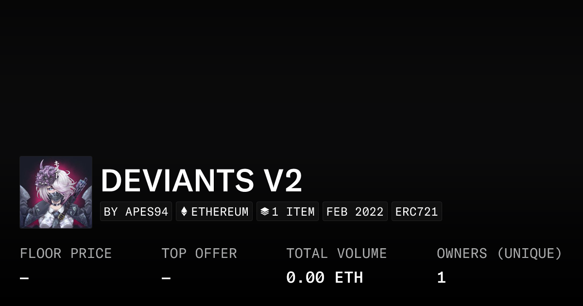 DEVIANTS V2 - Collection | OpenSea