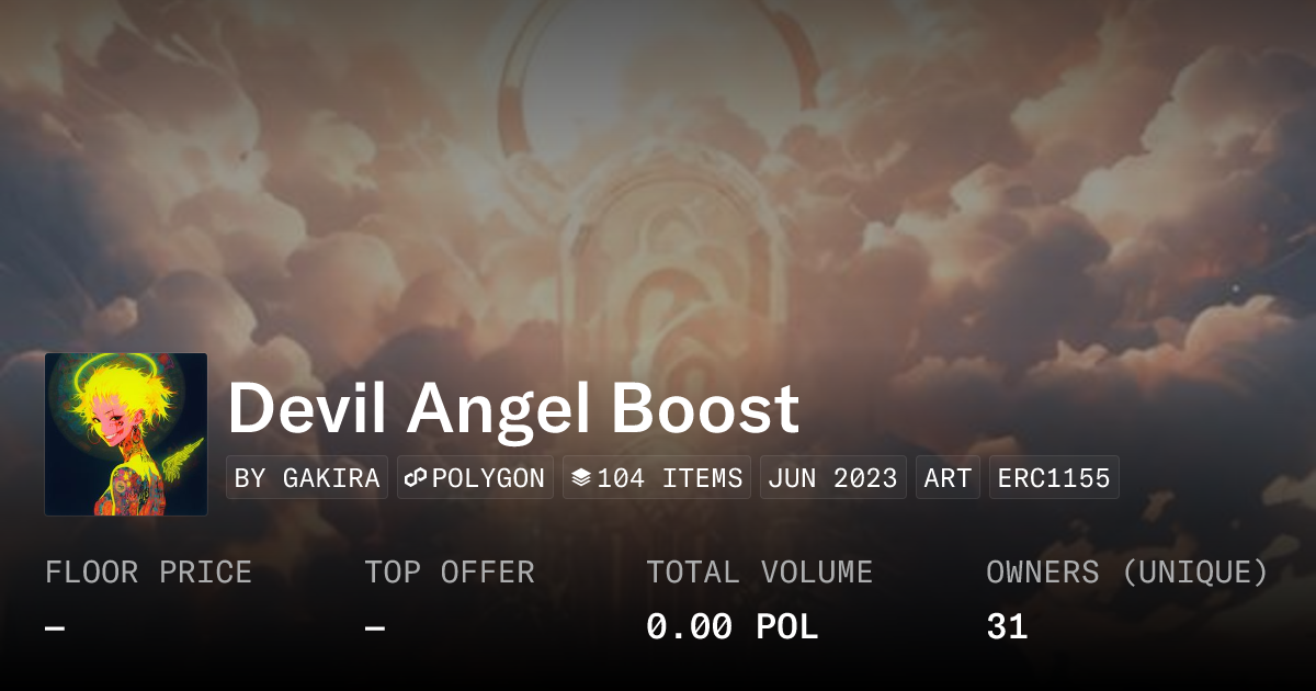 Devil Angel Boost - Collection | OpenSea