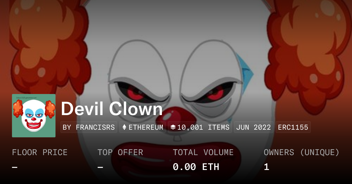 Devil Clown - Collection | OpenSea