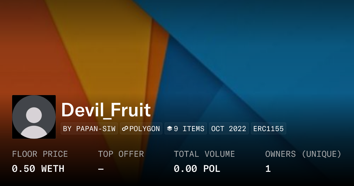 Devil_Fruit - Collection | OpenSea