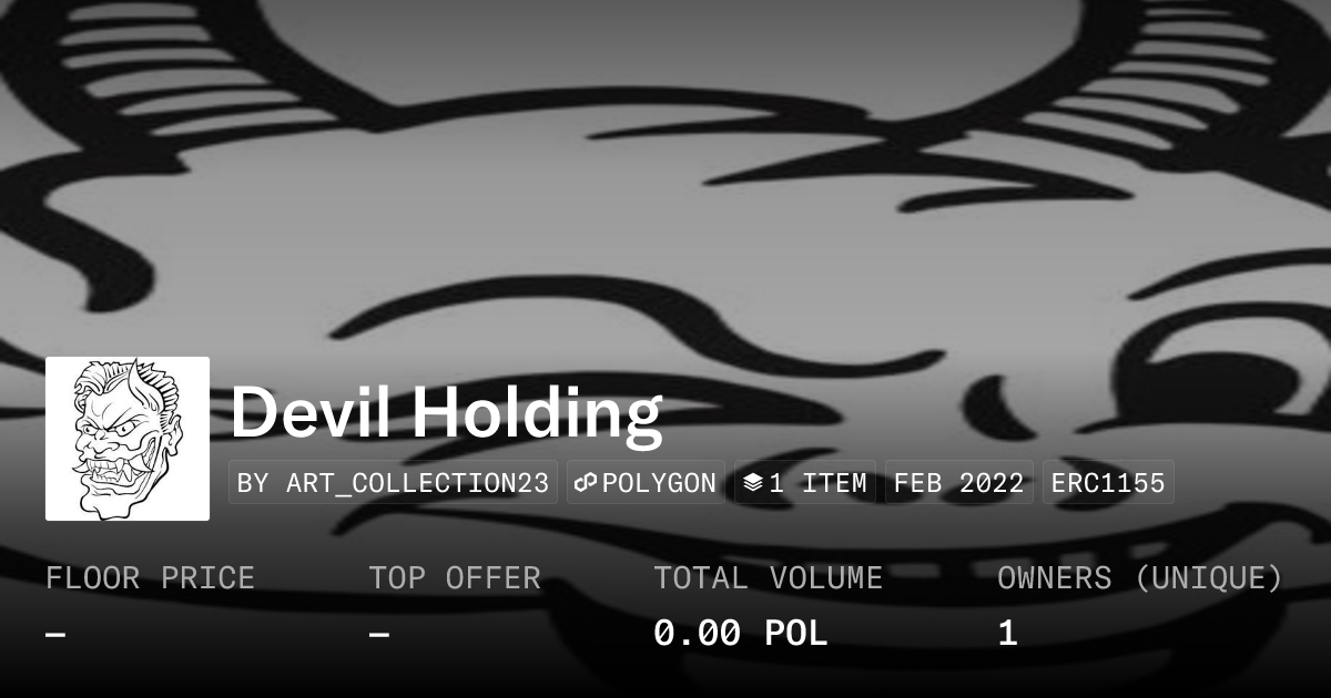 Devil Holding - Collection | OpenSea