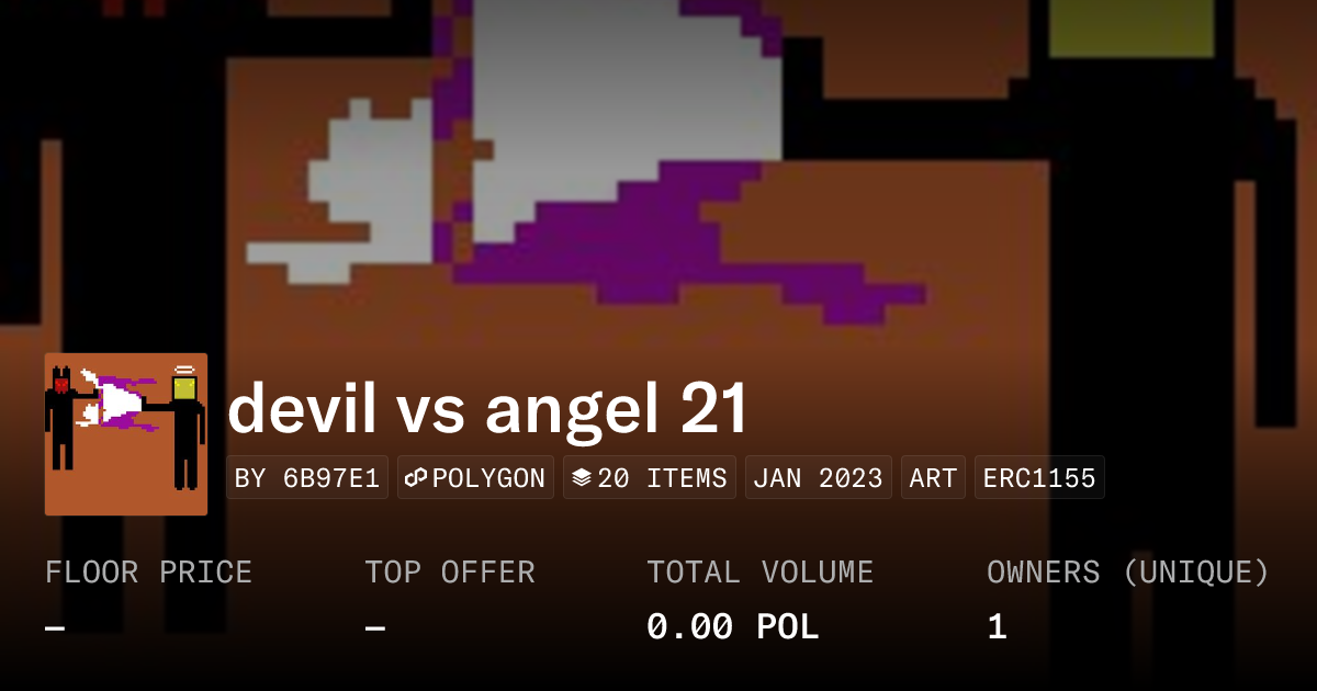 devil vs angel 21 - Collection | OpenSea