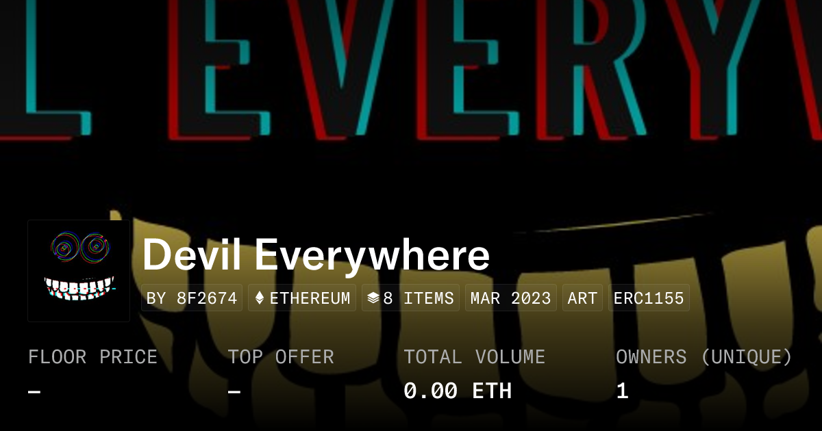 Devil Everywhere - Collection | OpenSea