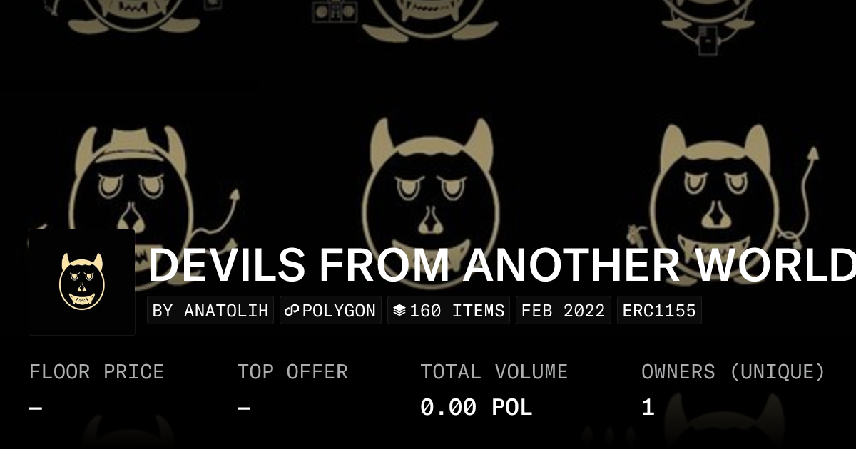 DEVILS FROM ANOTHER WORLD - Collection | OpenSea