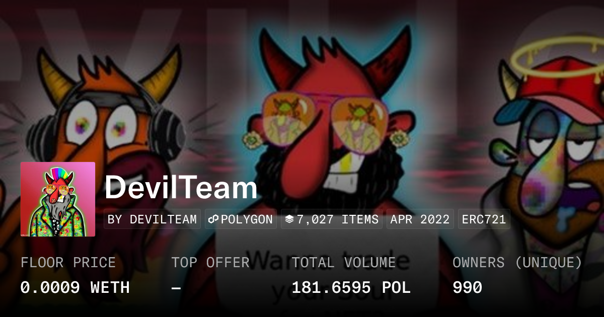 DevilTeam - Collection | OpenSea