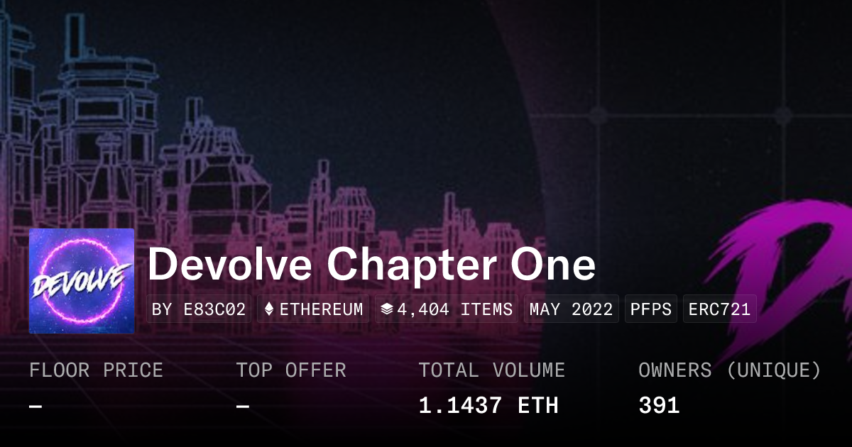Devolve Chapter One - Collection | OpenSea