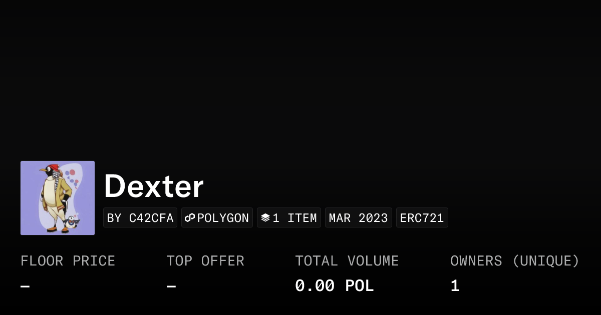 Dexter - Collection | OpenSea