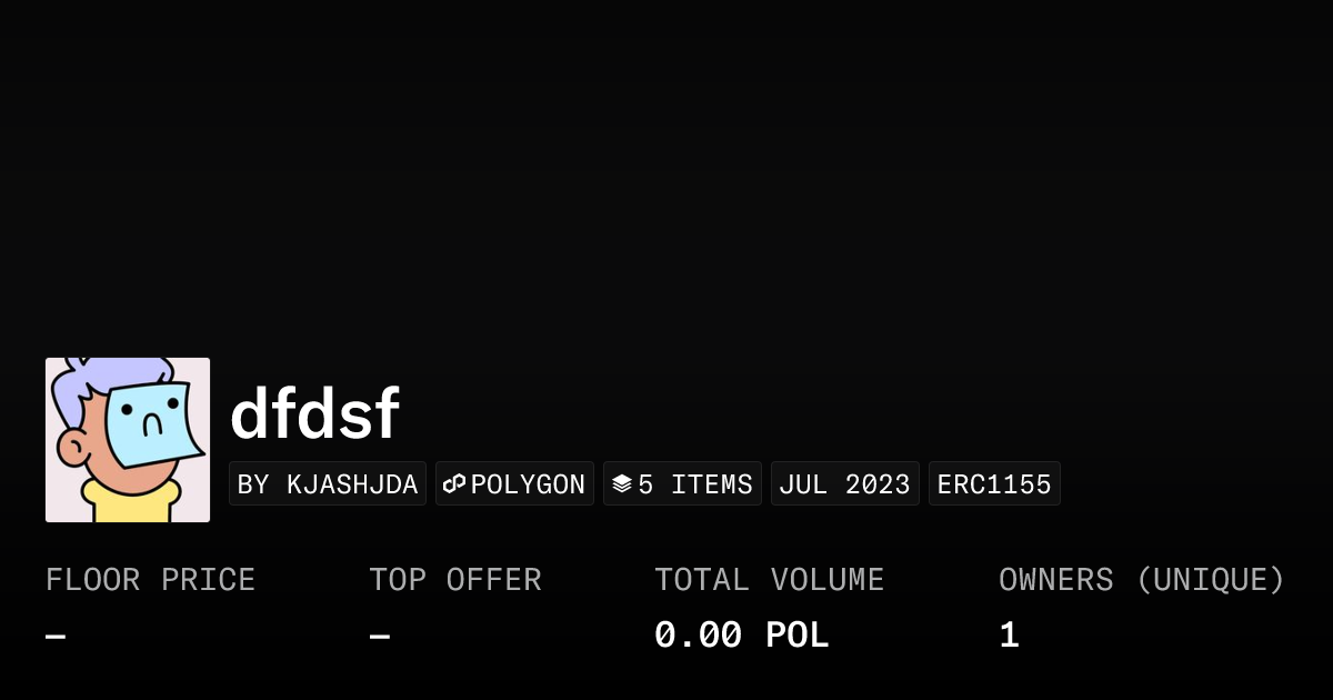 dfdsf - Collection | OpenSea