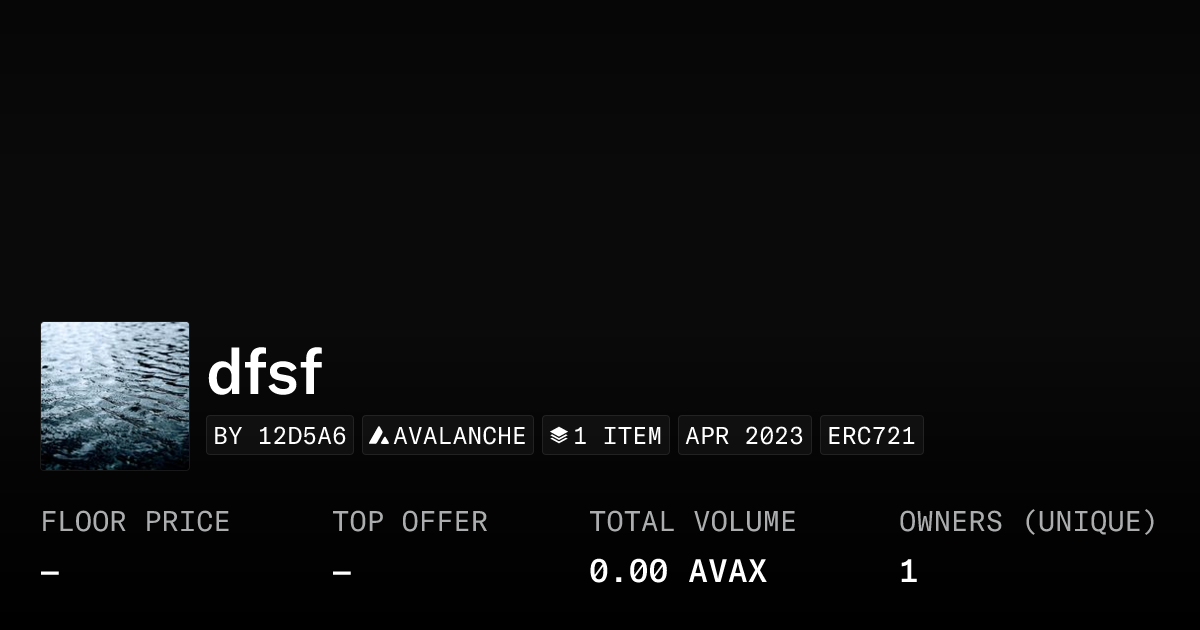 dfsf - Collection | OpenSea