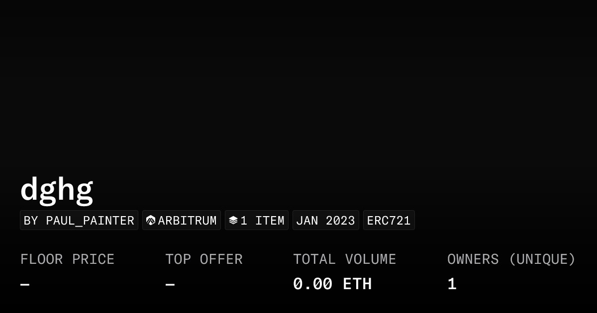 dghg - Collection | OpenSea