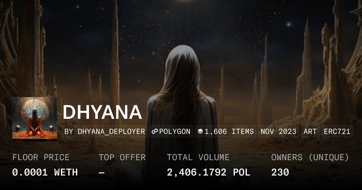 DHYANA - Collection | OpenSea