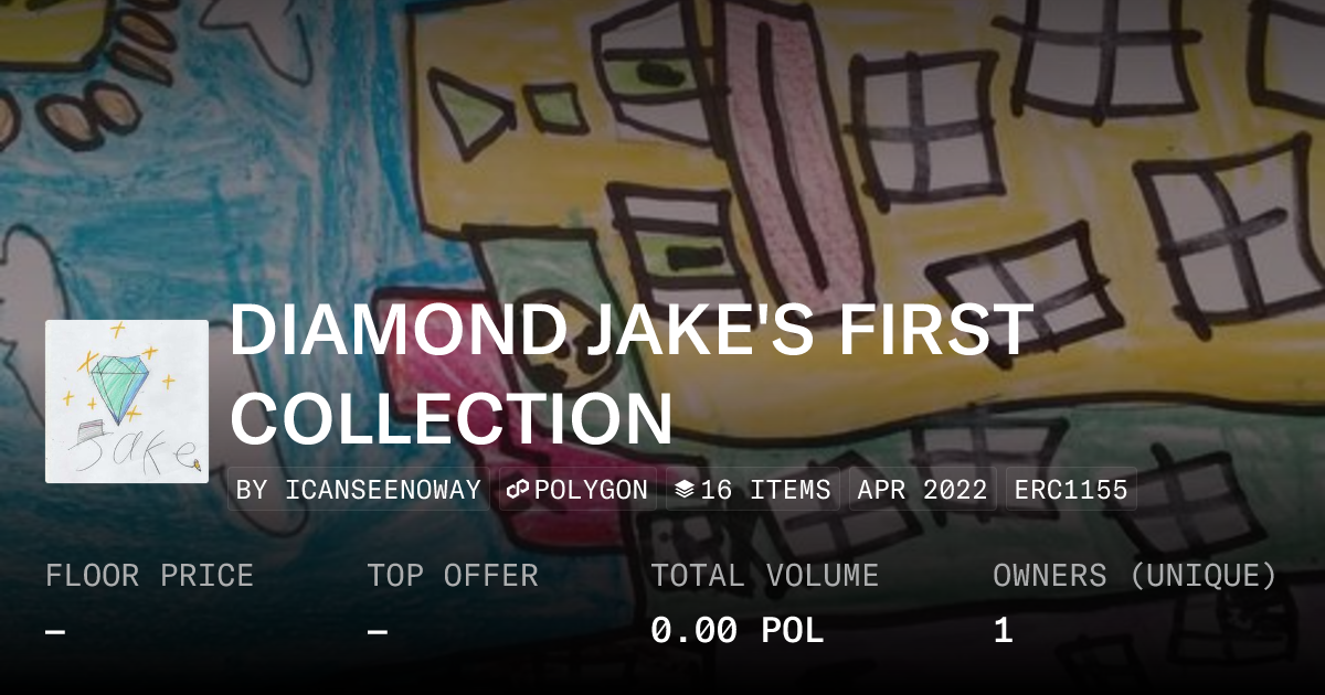 DIAMOND JAKE'S FIRST COLLECTION - Collection | OpenSea