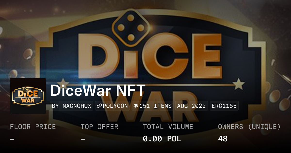 DiceWar NFT - Collection | OpenSea