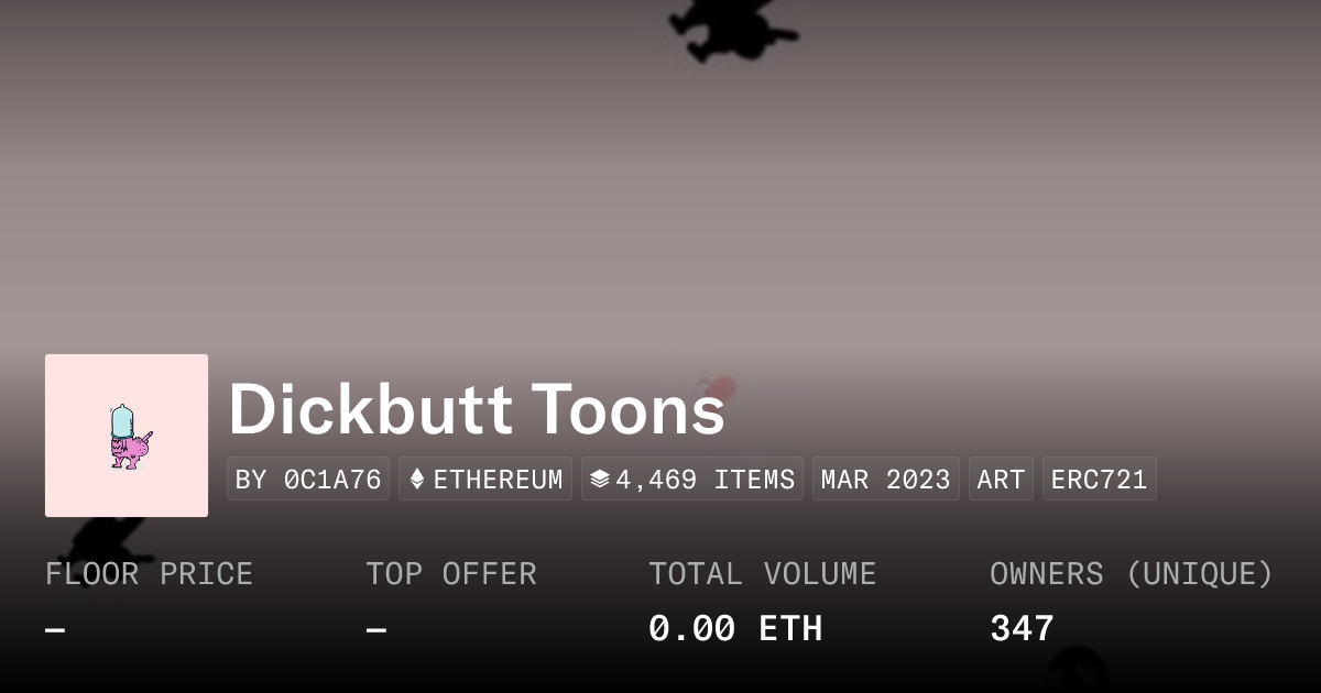Dickbutt Toons - Collection | OpenSea