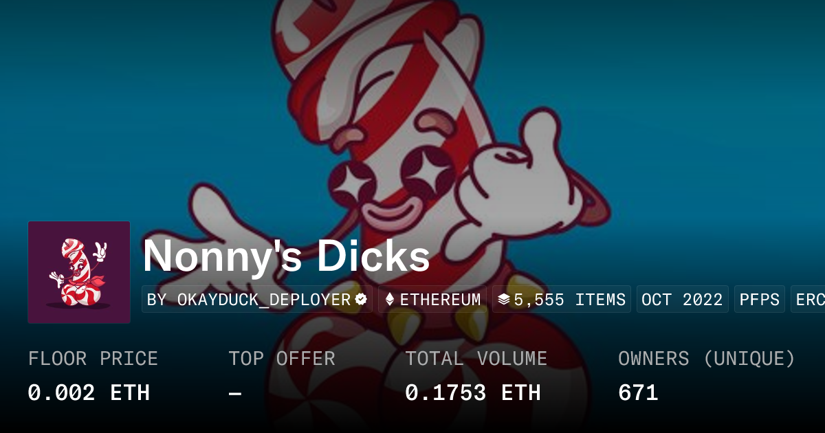 Nonny's Dicks - Collection | OpenSea