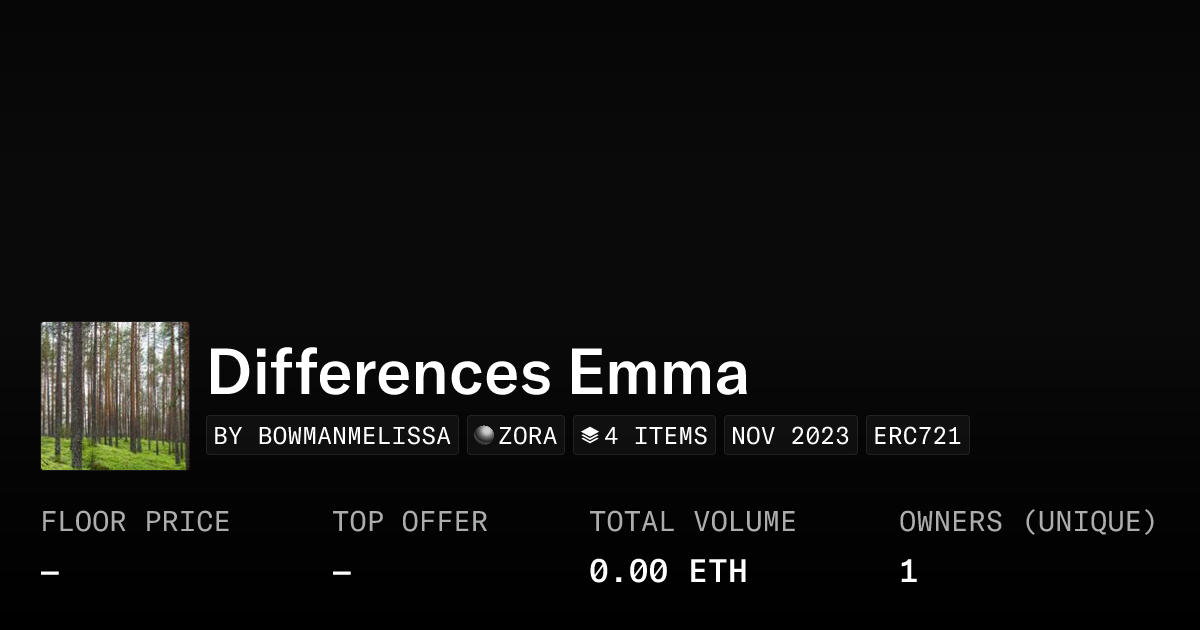 Differences Emma - Collection | OpenSea