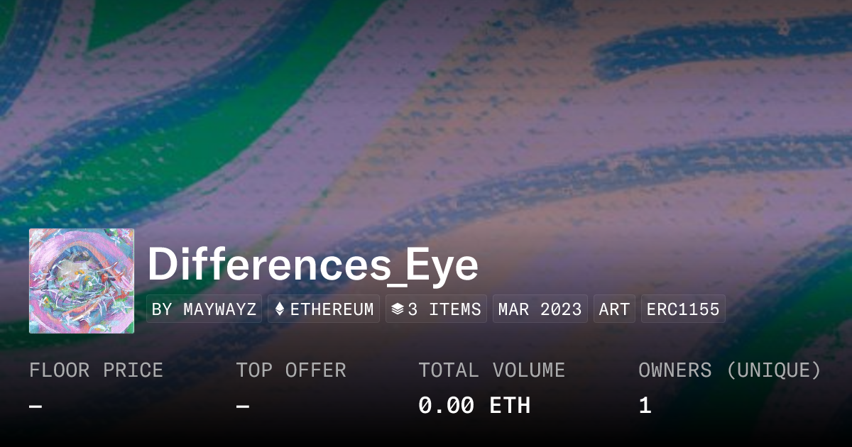 Differences_Eye - Collection | OpenSea