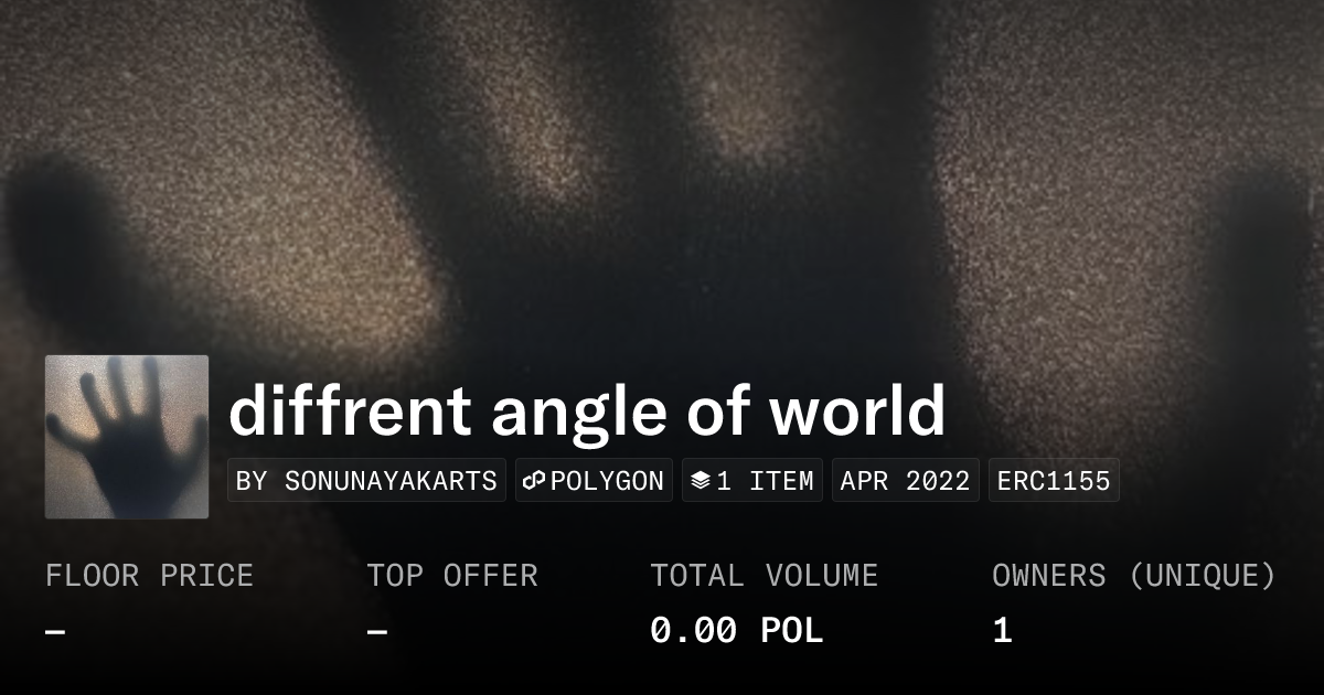 diffrent angle of world - Collection | OpenSea