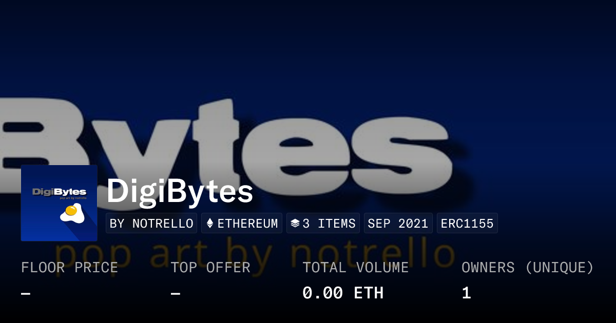 DigiBytes - Collection | OpenSea