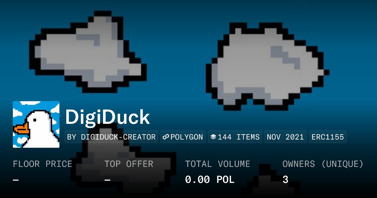 DigiDuck - Collection | OpenSea