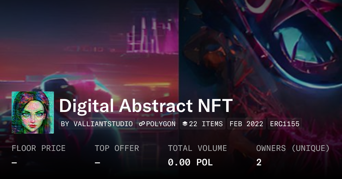 Digital Abstract NFT - Collection | OpenSea