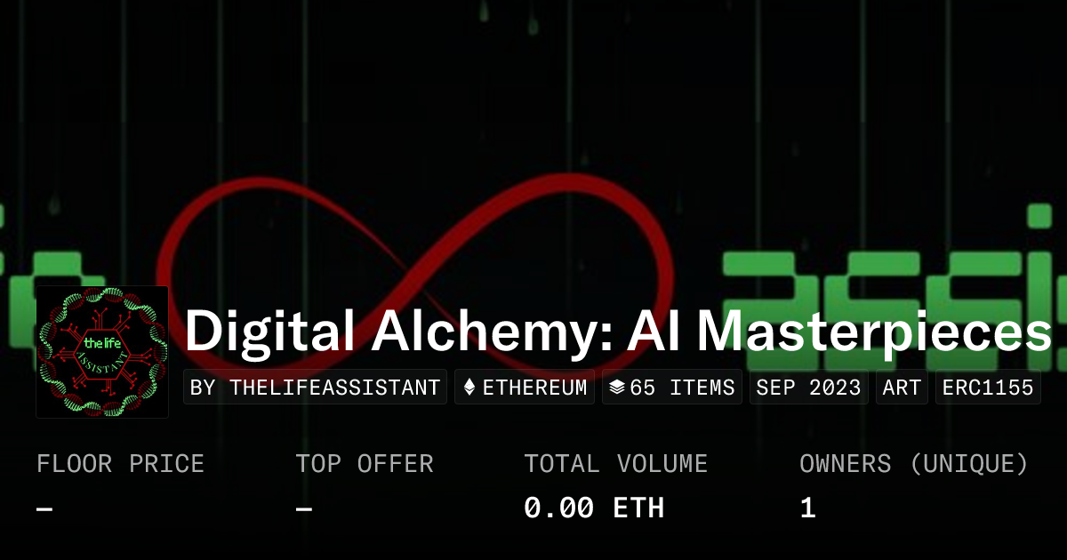 Digital Alchemy: AI Masterpieces - Collection | OpenSea