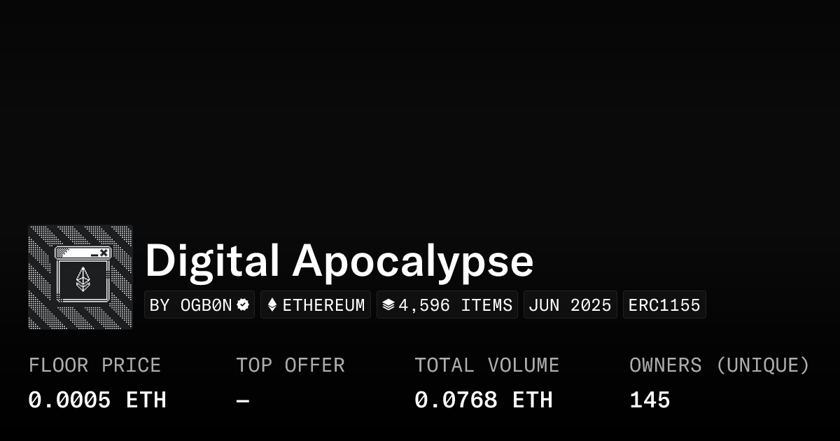 Digital Apocalypse - Collection | OpenSea