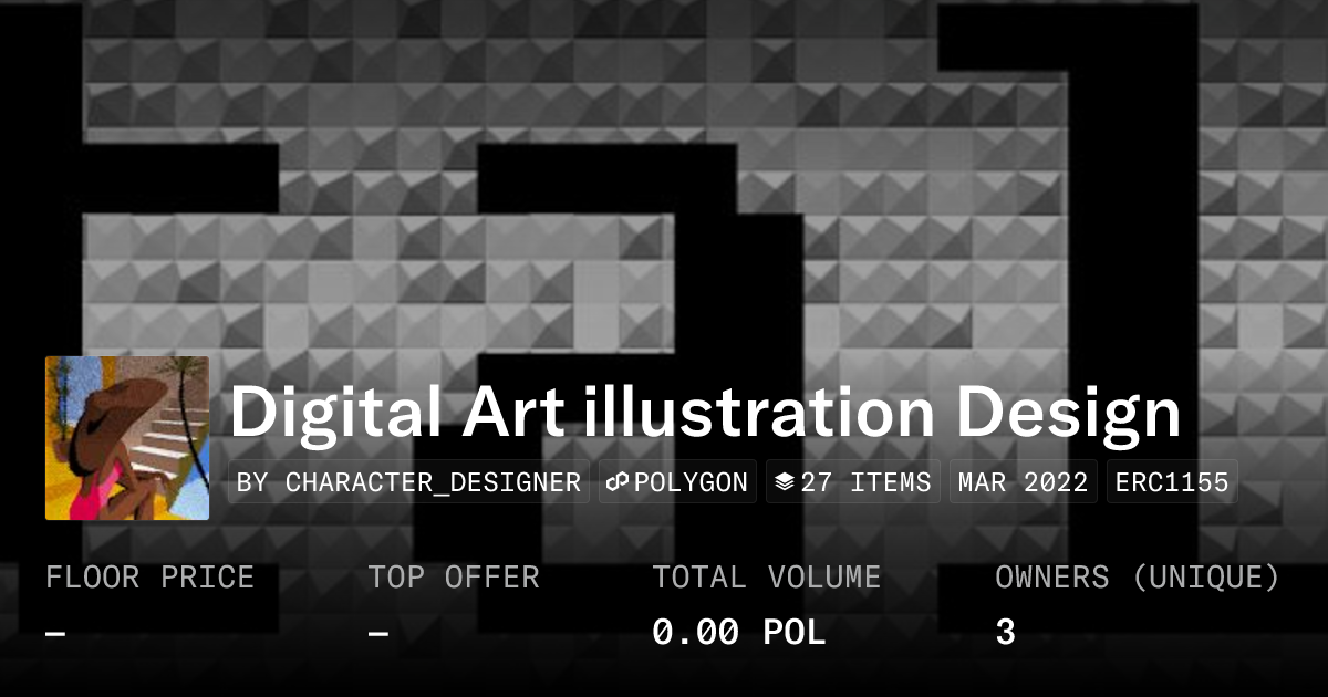Digital Art illustration Design - Collection | OpenSea