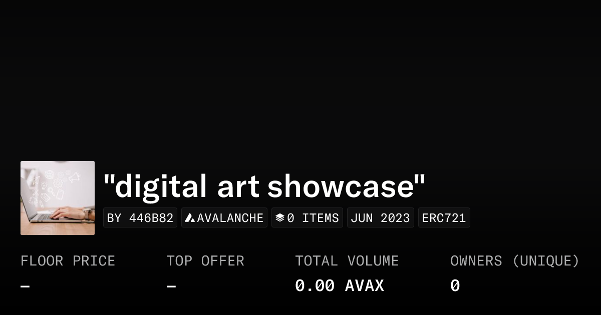 "digital art showcase" - Collection | OpenSea