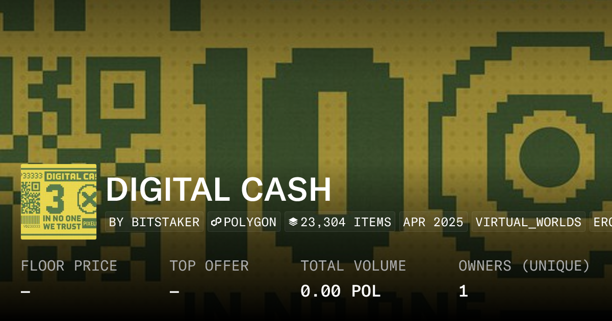 DIGITAL CASH - Collection | OpenSea