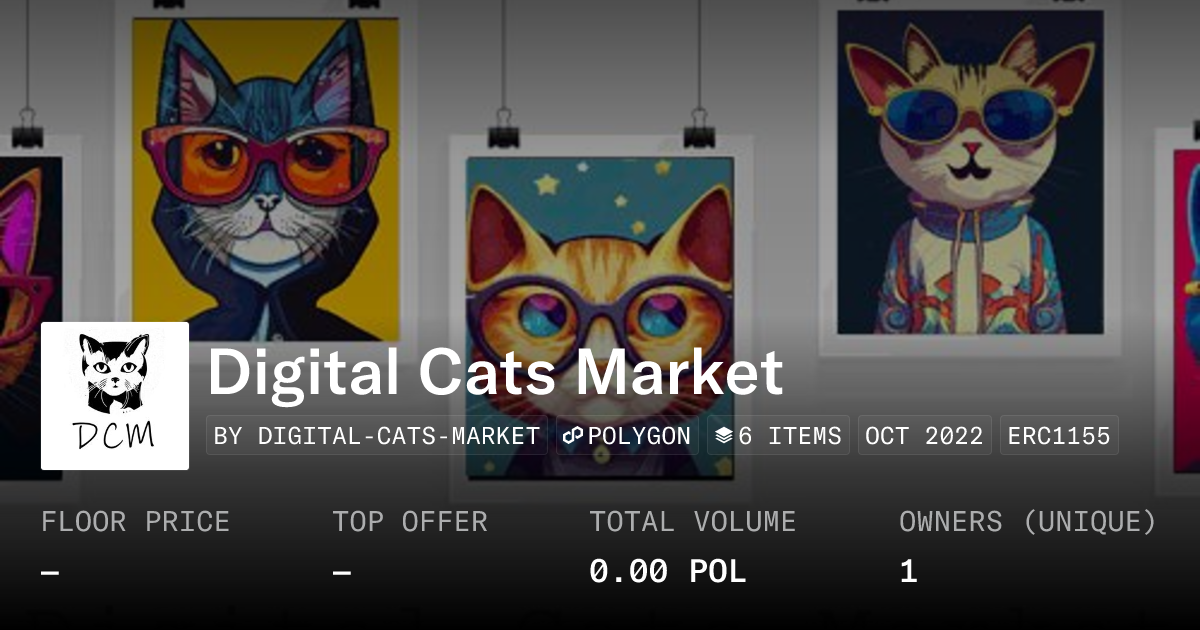 Digital Cats Market - Collection | OpenSea