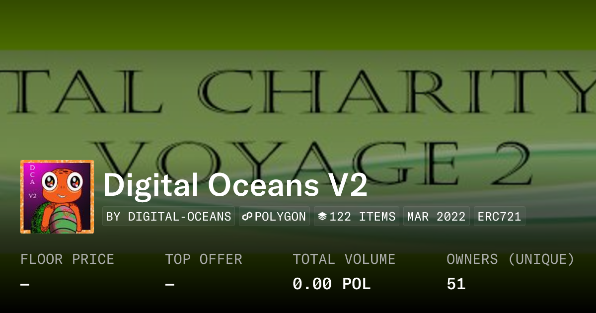 Digital Oceans V2 - Collection | OpenSea